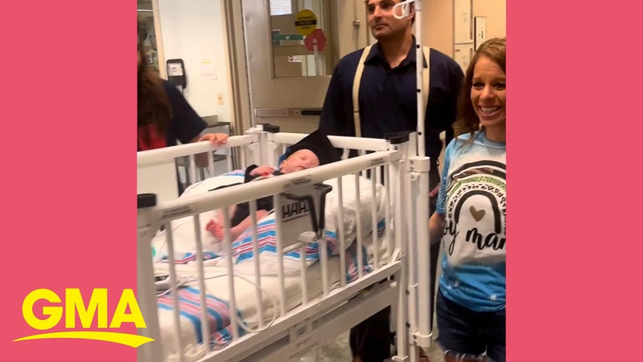 NICU holds graduation ceremony as 'sickest baby in the unit' gets to go ...