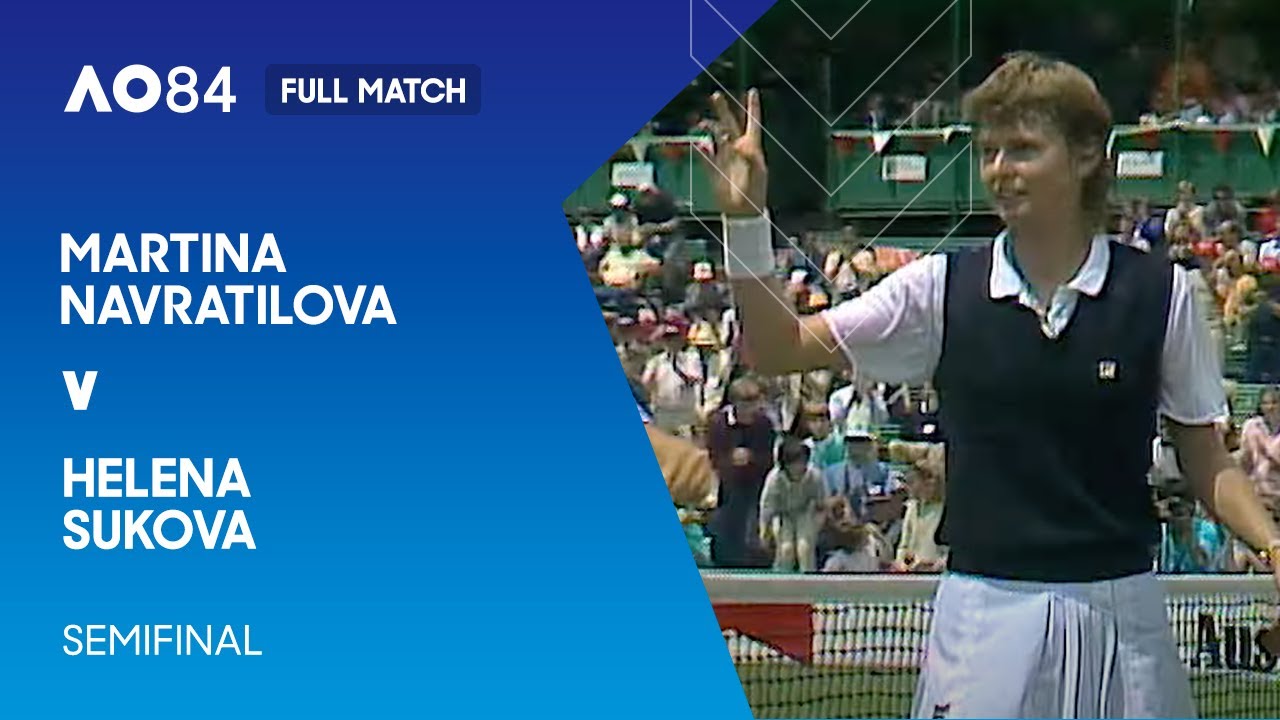 Martina Navratilova v Helena Sukova Full Match | Australian Open 1984 ...