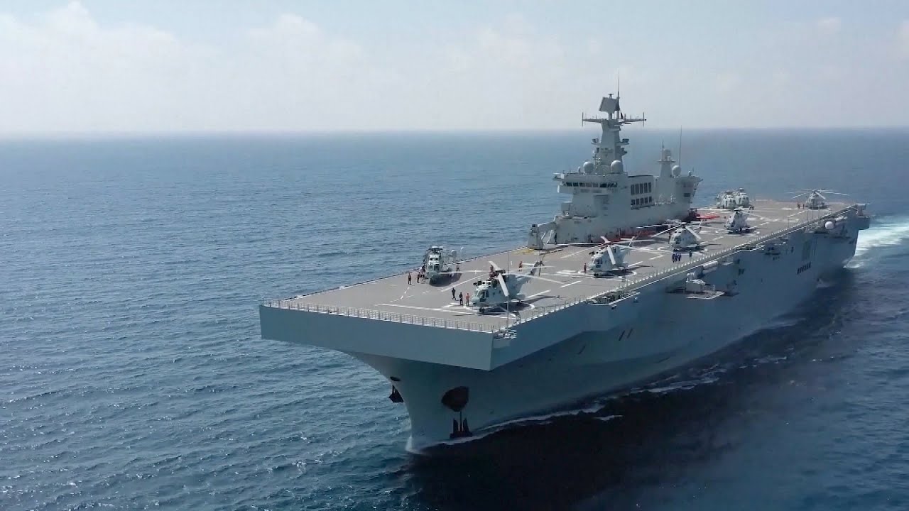 Captain of China's first homegrown amphibious assault ship Hainan ...