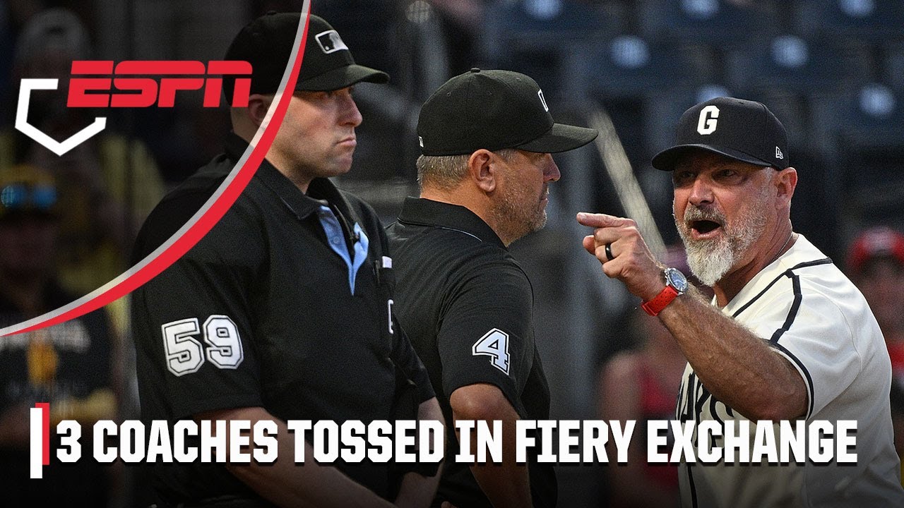 Pirates manager and two coaches ejected after arguing with ump | MLB on ...
