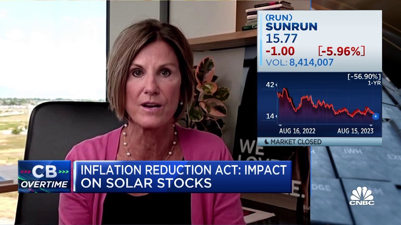 Sunrun CEO: Inflation Reduction Act helped accelerate the customer lead ...