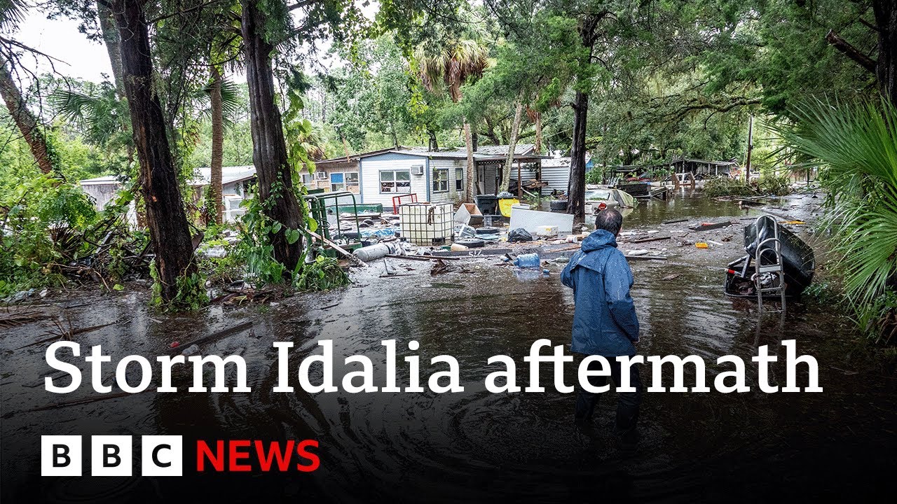Millions in Florida struggle with aftermath of Storm Idalia - BBC News ...