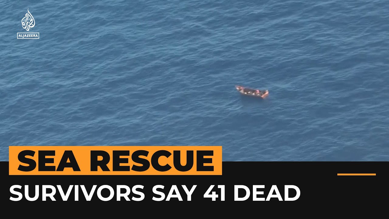 Shipwreck survivors pulled from the sea, say 41 others are dead | Al ...