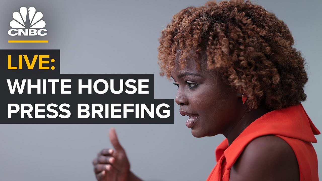 LIVE: White House press secretary Karine Jean-Pierre holds a briefing ...