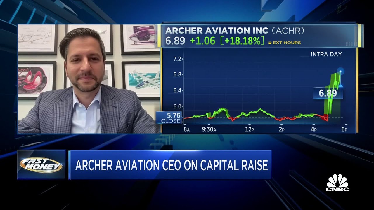 Flying taxi company Archer Aviation hopes to start commercialization by ...