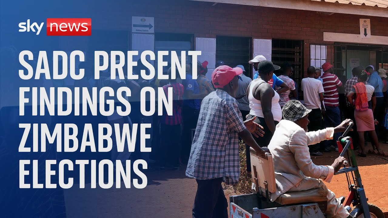 Watch live: SADC present findings on Zimbabwe elections - The Global Herald