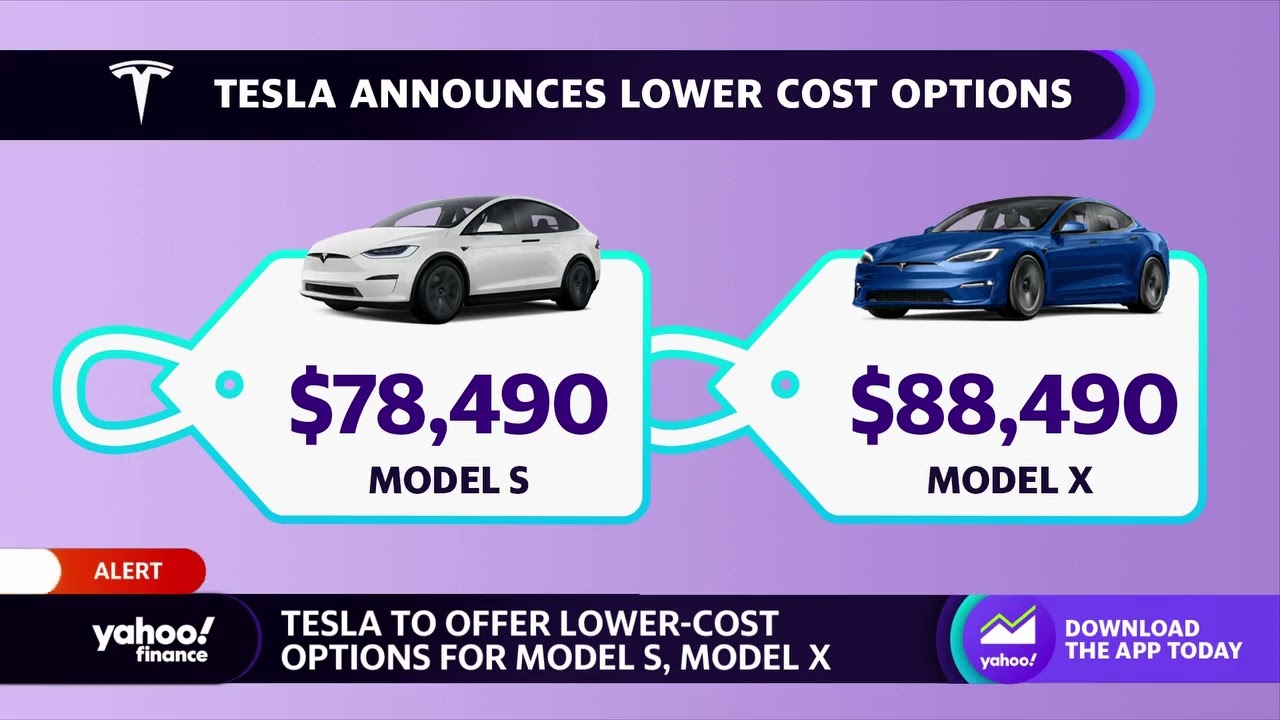 Tesla to offer lower cost options for the Model S and Model Y - The ...