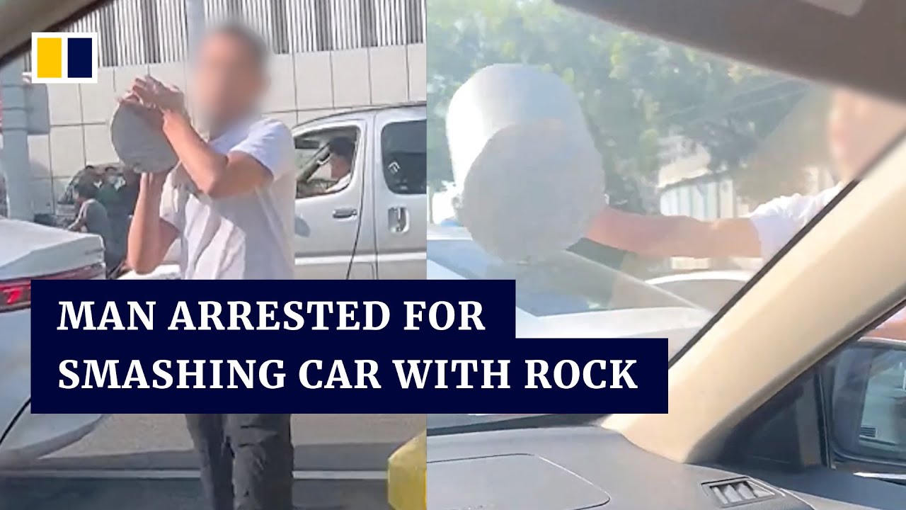 Chinese man arrested for smashing car windscreen - The Global Herald