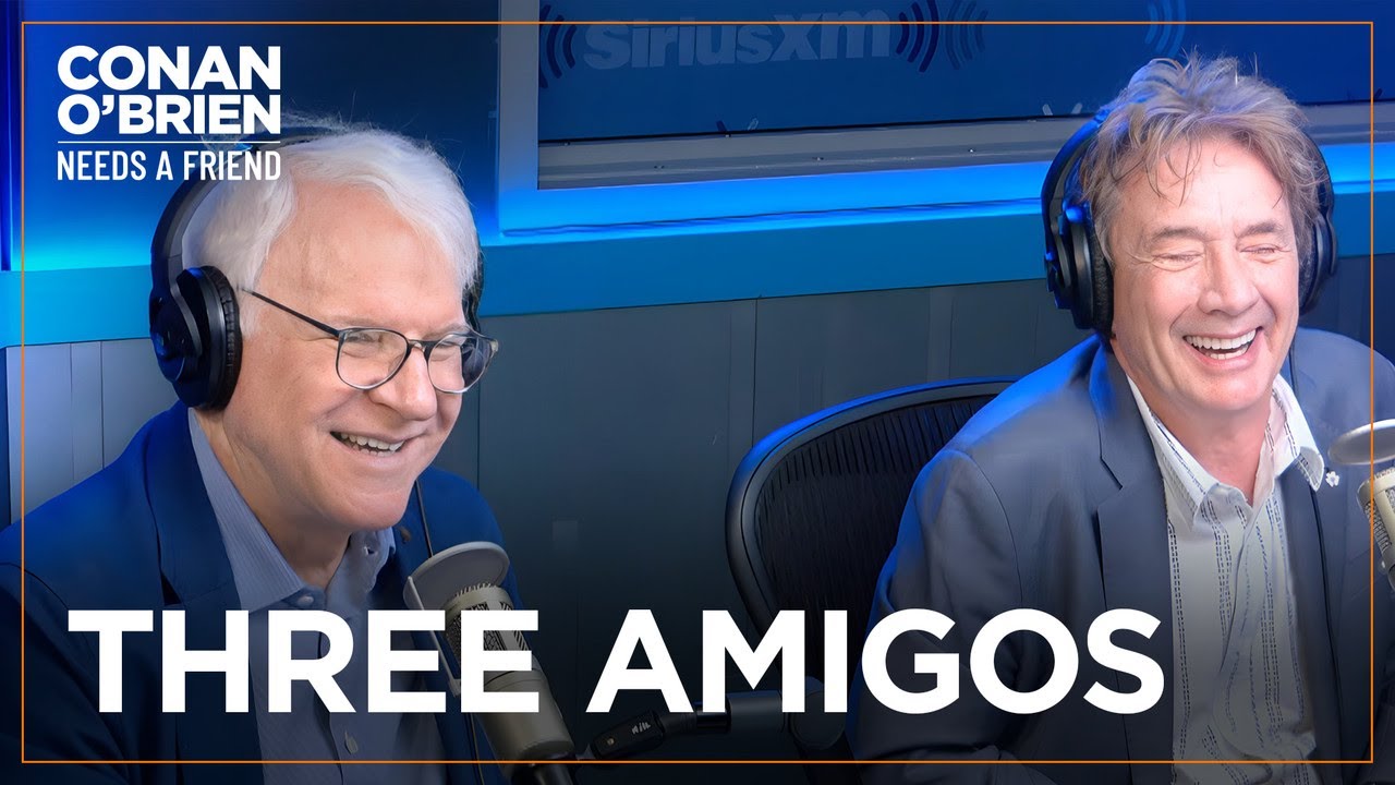 Steve Martin & Martin Short Met While Filming “Three Amigos” | Conan O ...