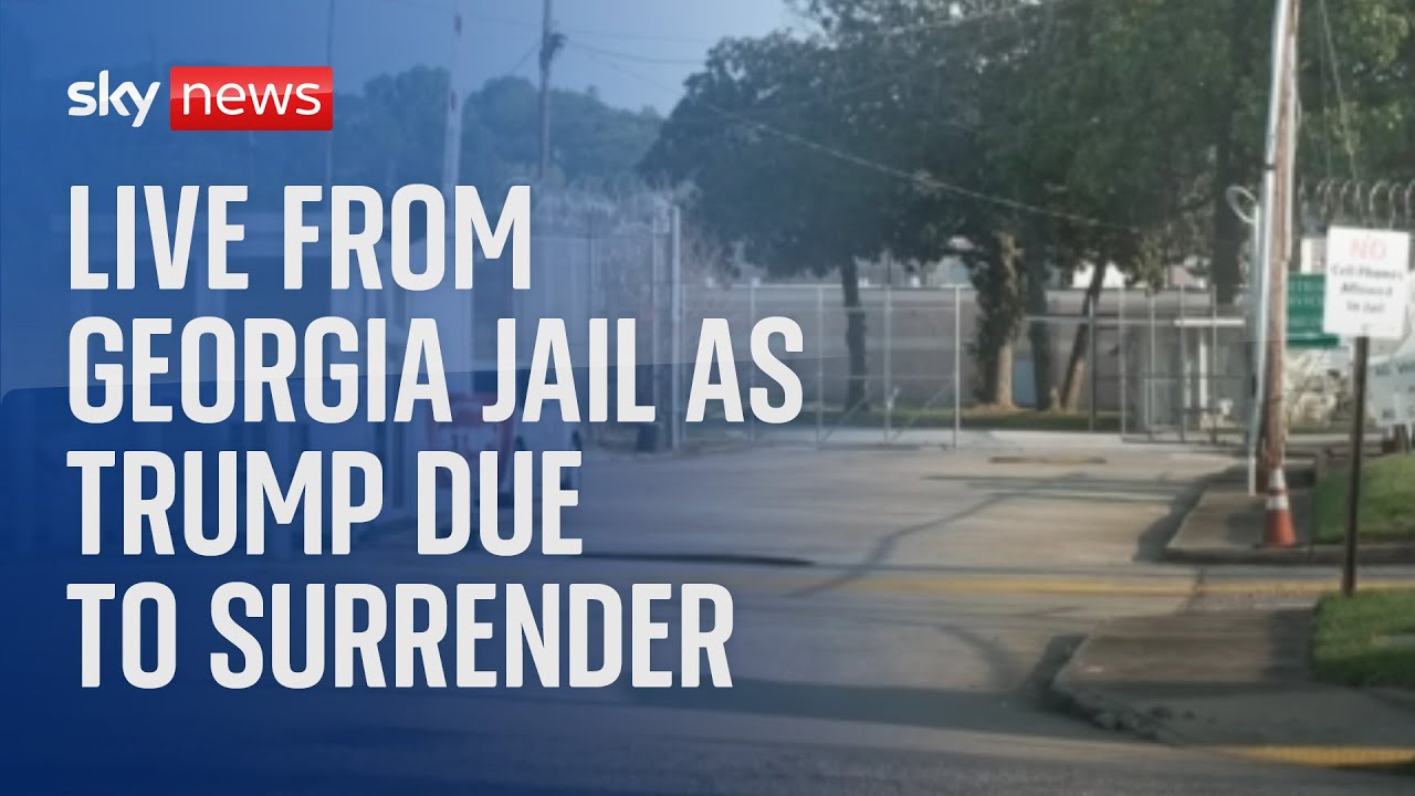 Watch live: Donald Trump expected to surrender to authorities - The ...