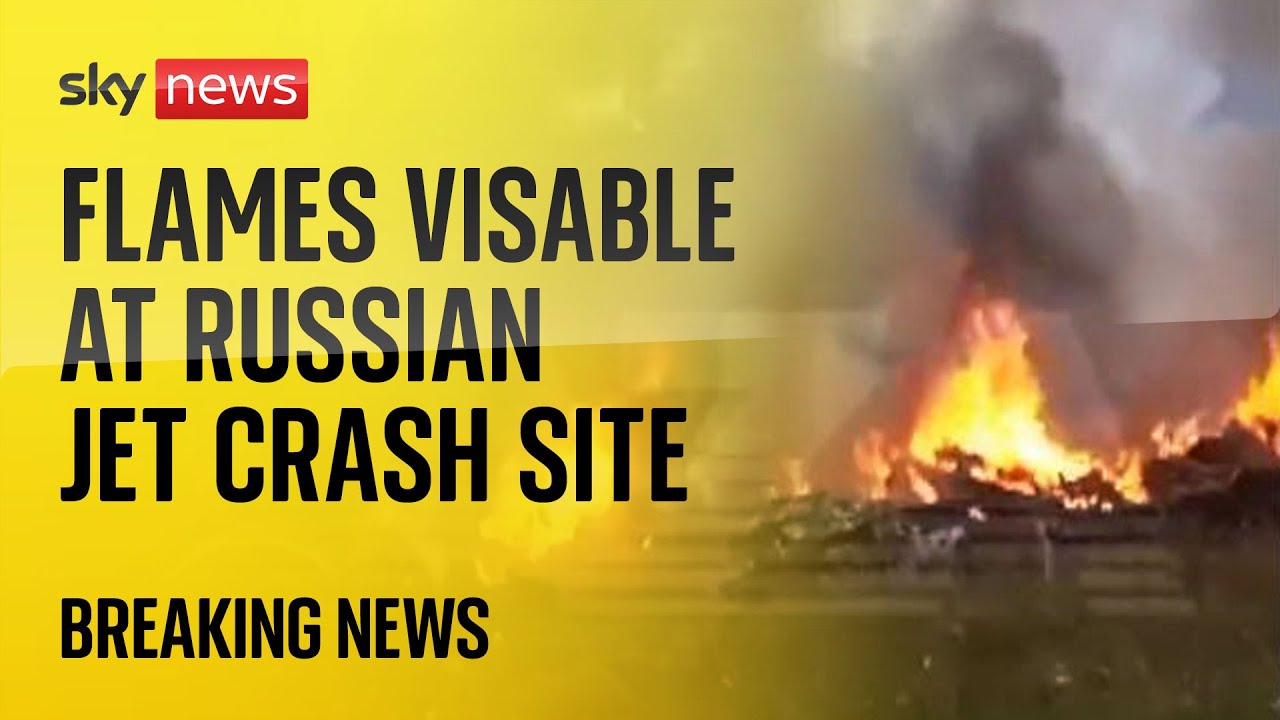 Wagner boss: Flames visible at Russian jet crash site - The Global Herald
