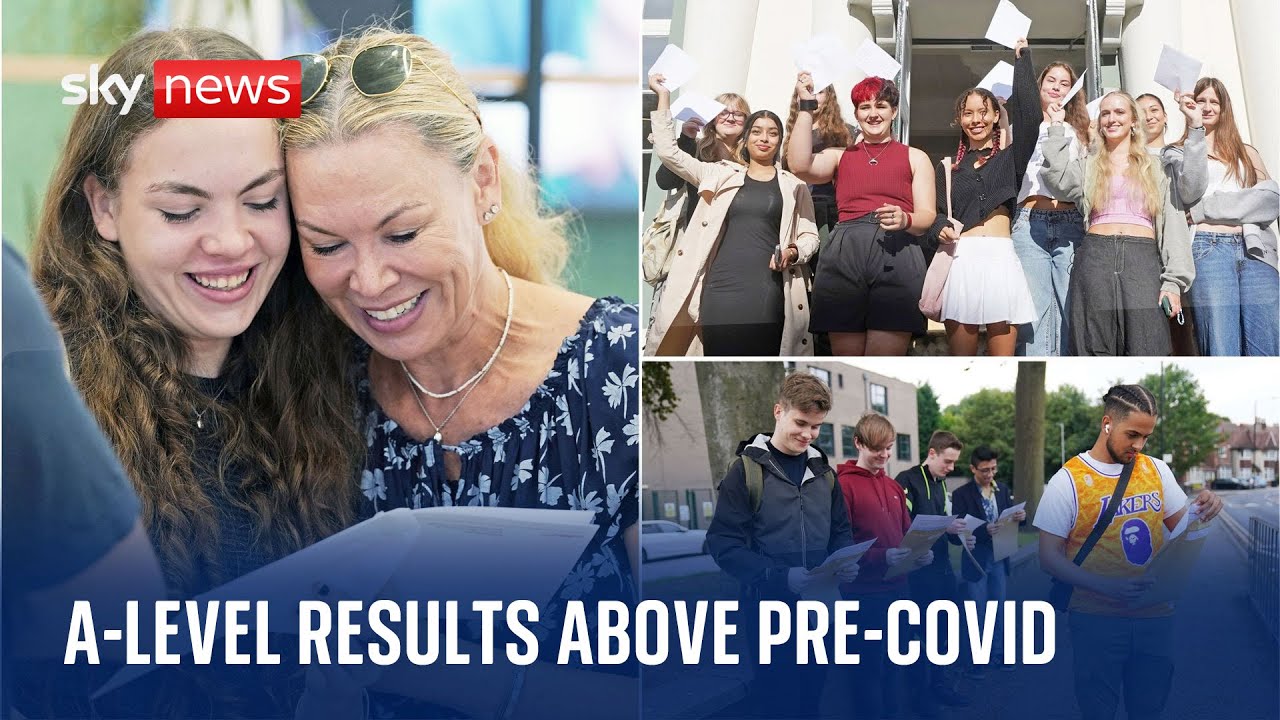 A-level results: Number of top grades down on last year but still above ...