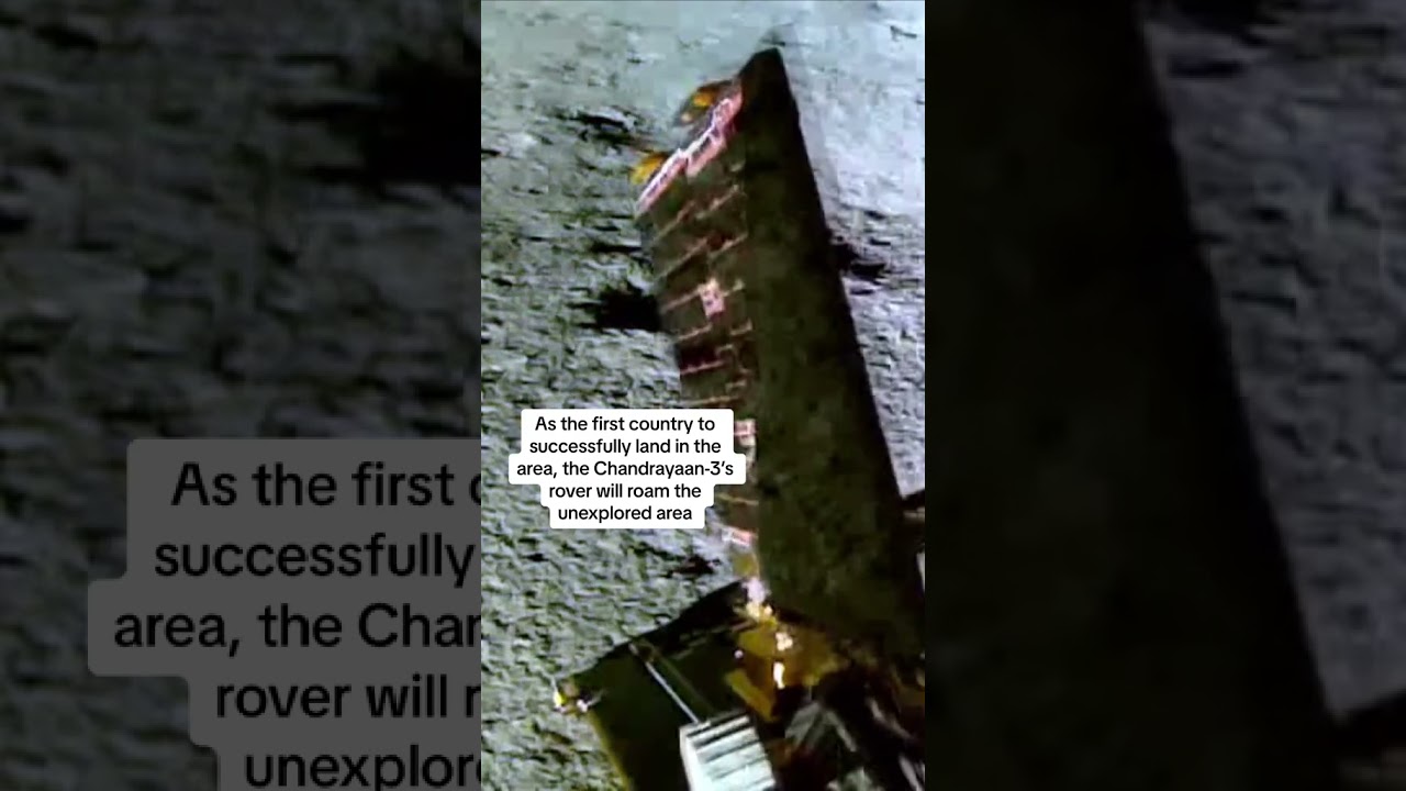 Watch India's rover touch moon surface - The Global Herald