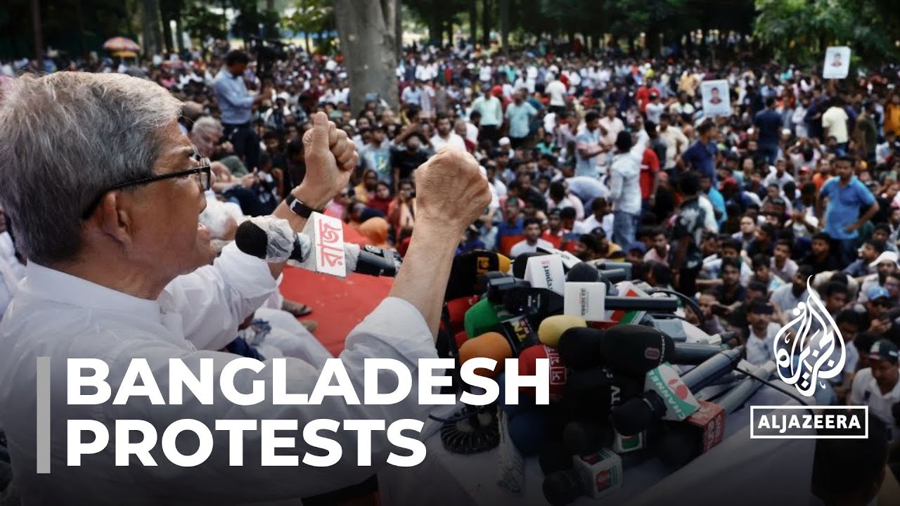 Bangladesh opposition stage nationwide protests against Sheikh Hasina ...