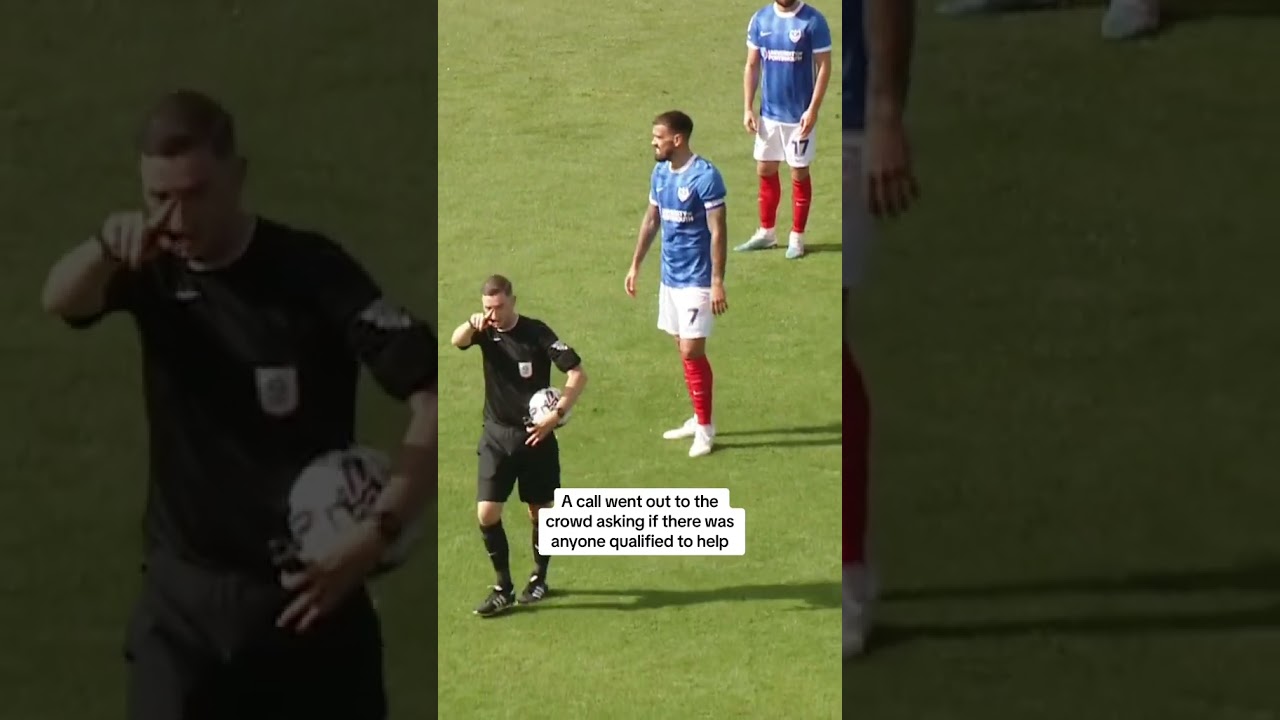 Fan steps in to referee football match - The Global Herald