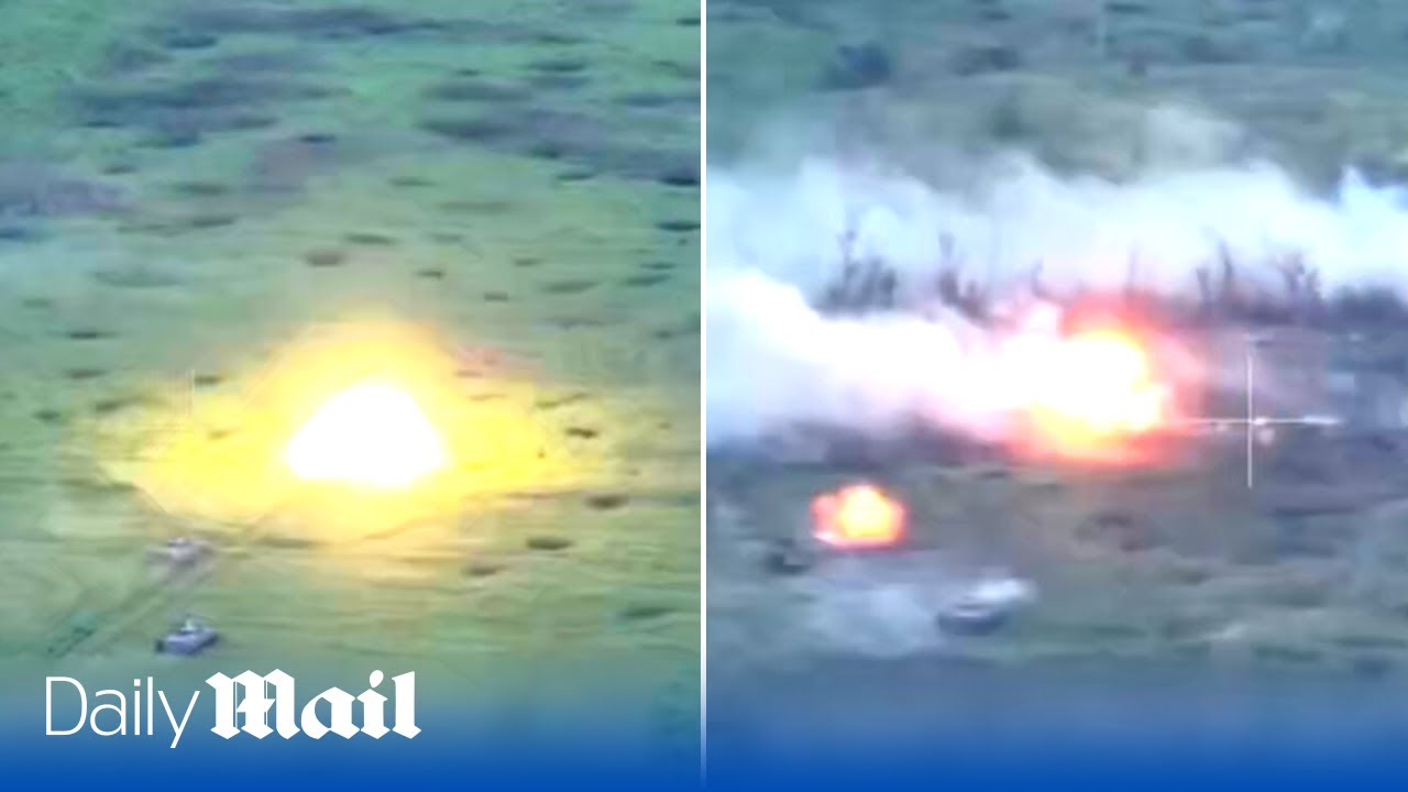 Russian tanks launch devastating attack on Ukraine near Bakhmut in ...