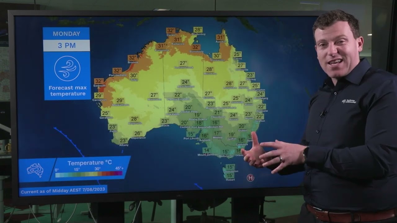 Australia Weather: Weather Update: Weather forecast, Monday 7 August ...