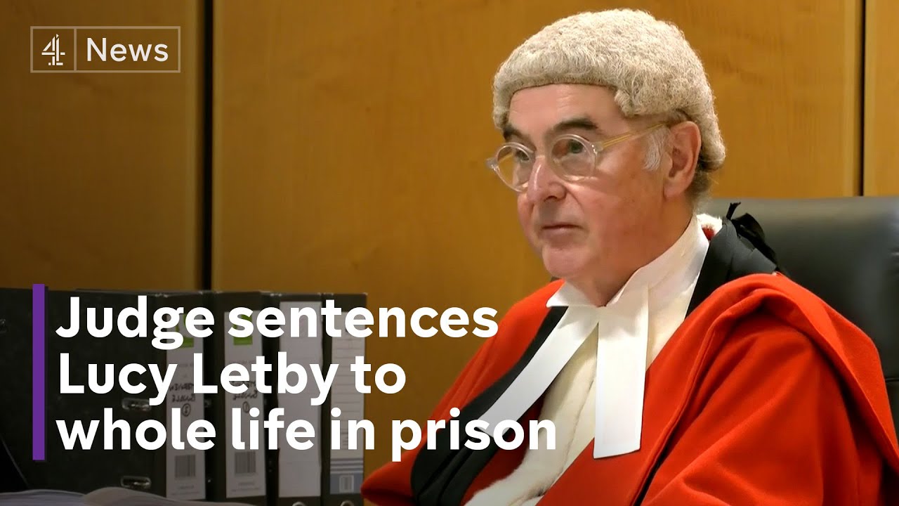 Killer nurse Lucy Letby sentenced to whole-life jail term - The Global ...