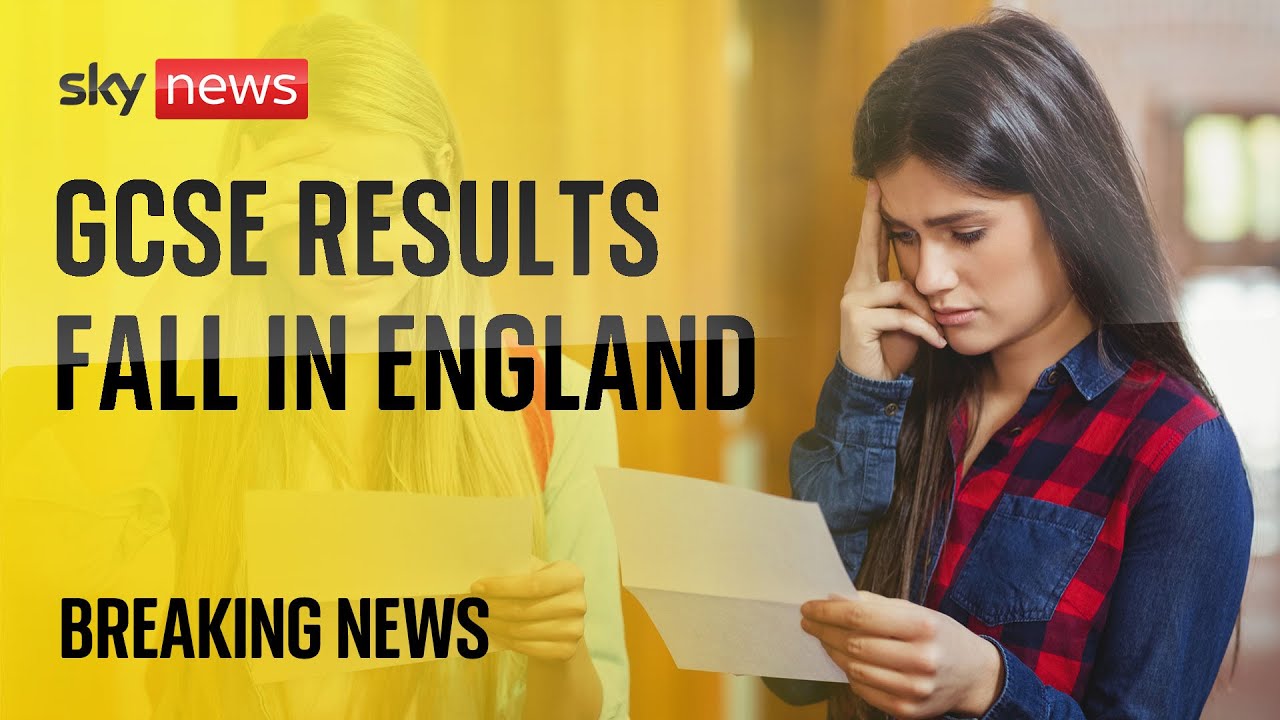 GCSE pass rates fall back in England back to pre-pandemic levels - The ...