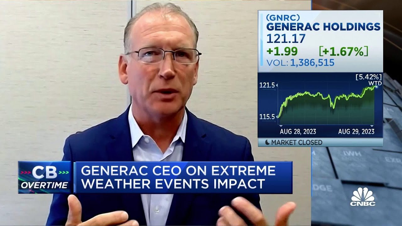 Generac CEO Aaron Jagdfeld talks demand for generators amid natural ...