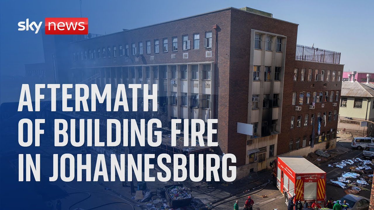 Watch live: Aftermath of Johannesburg building fire - The Global Herald