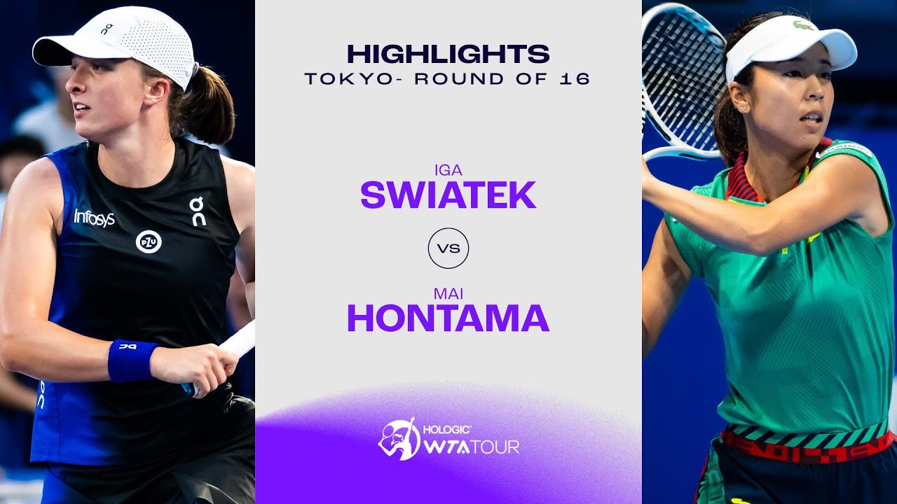 Iga Swiatek vs. Mai Hontama | 2023 Tokyo Round of 16 | WTA Match Highlights - The Global Herald