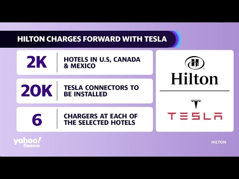 Hilton partners with Tesla to install 20K chargers across network - The ...