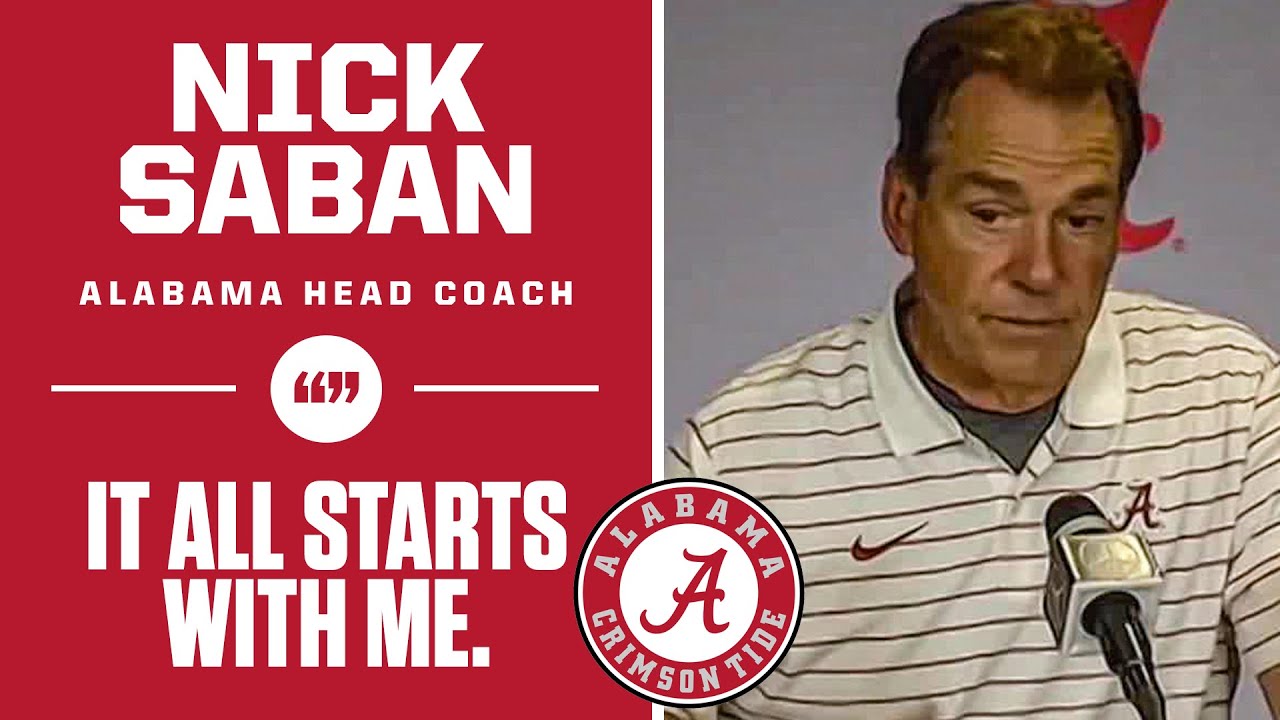 Nick Saban on WHY ALABAMA LOST TO TEXAS + Expectations for QB and Team ...