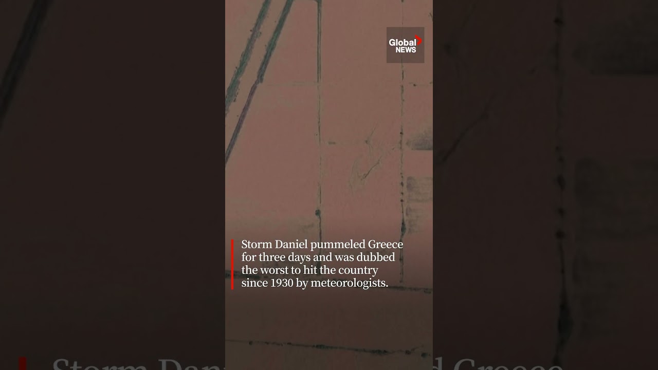 Storm Daniel: Before and after satellite images of flooded Greek towns ...