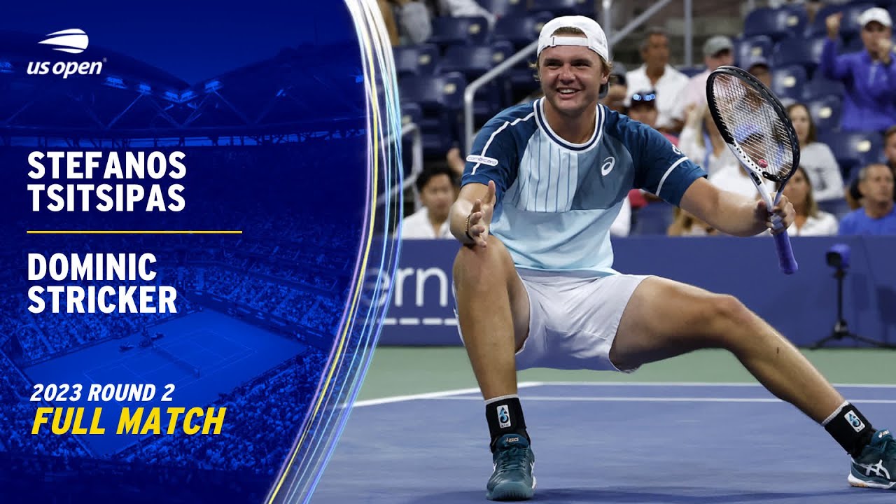 Stefanos Tsitsipas vs. Dominic Stricker Full Match | 2023 US Open Round ...
