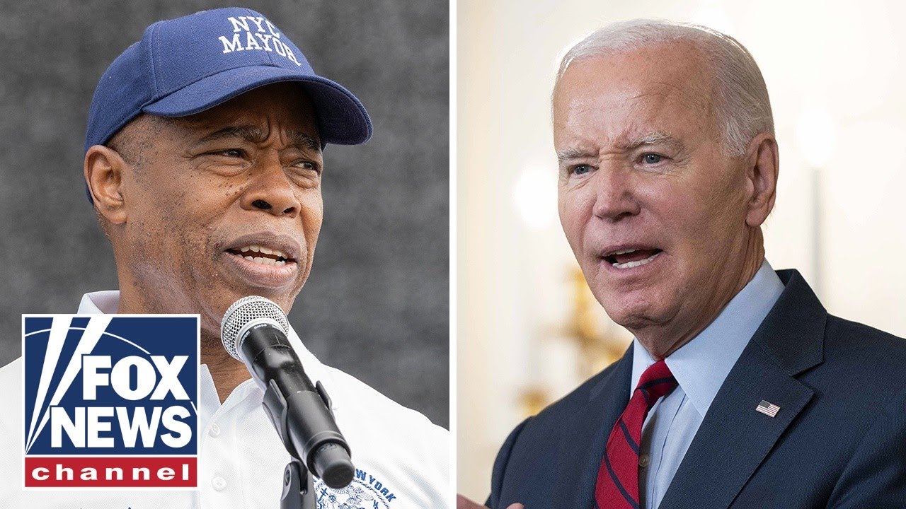 'The Five': Mayor Eric Adams goes nuclear over Biden's border crisis ...