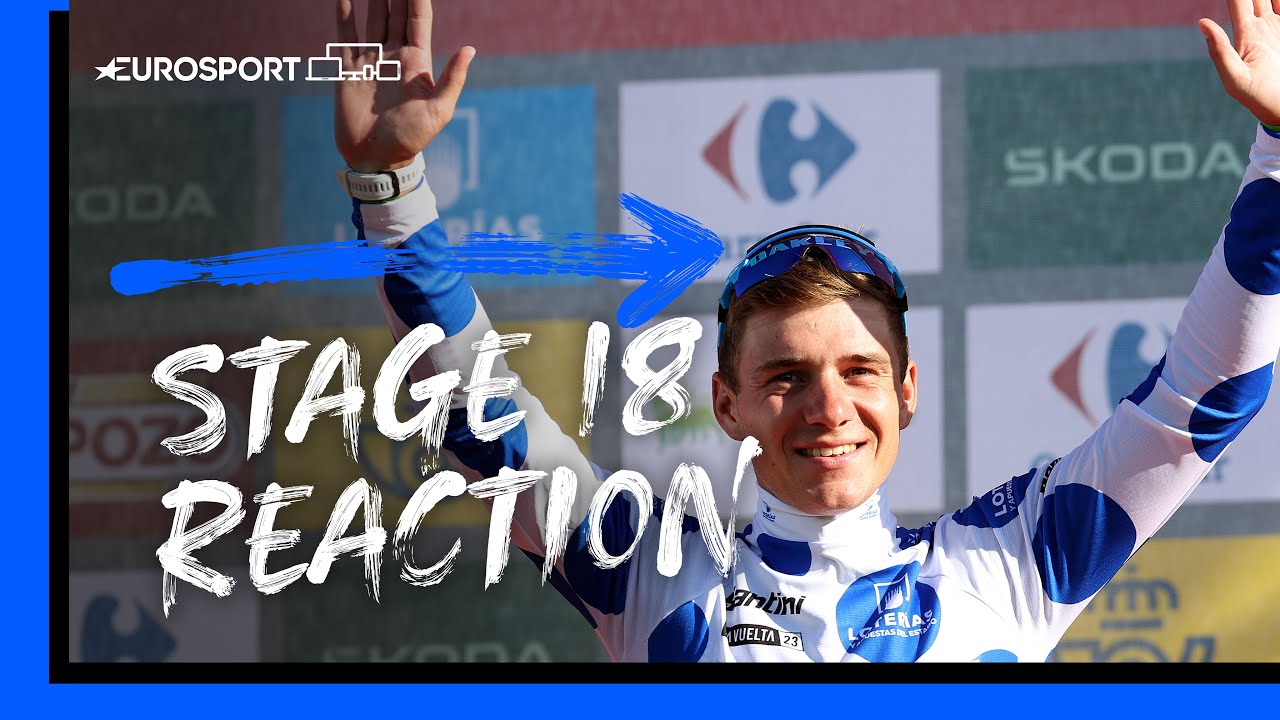 "NICE TO PAY HIM BACK" | Evenepoel, Vingegaard & Kuss React After Stage 18 Race | Vuelta a ...