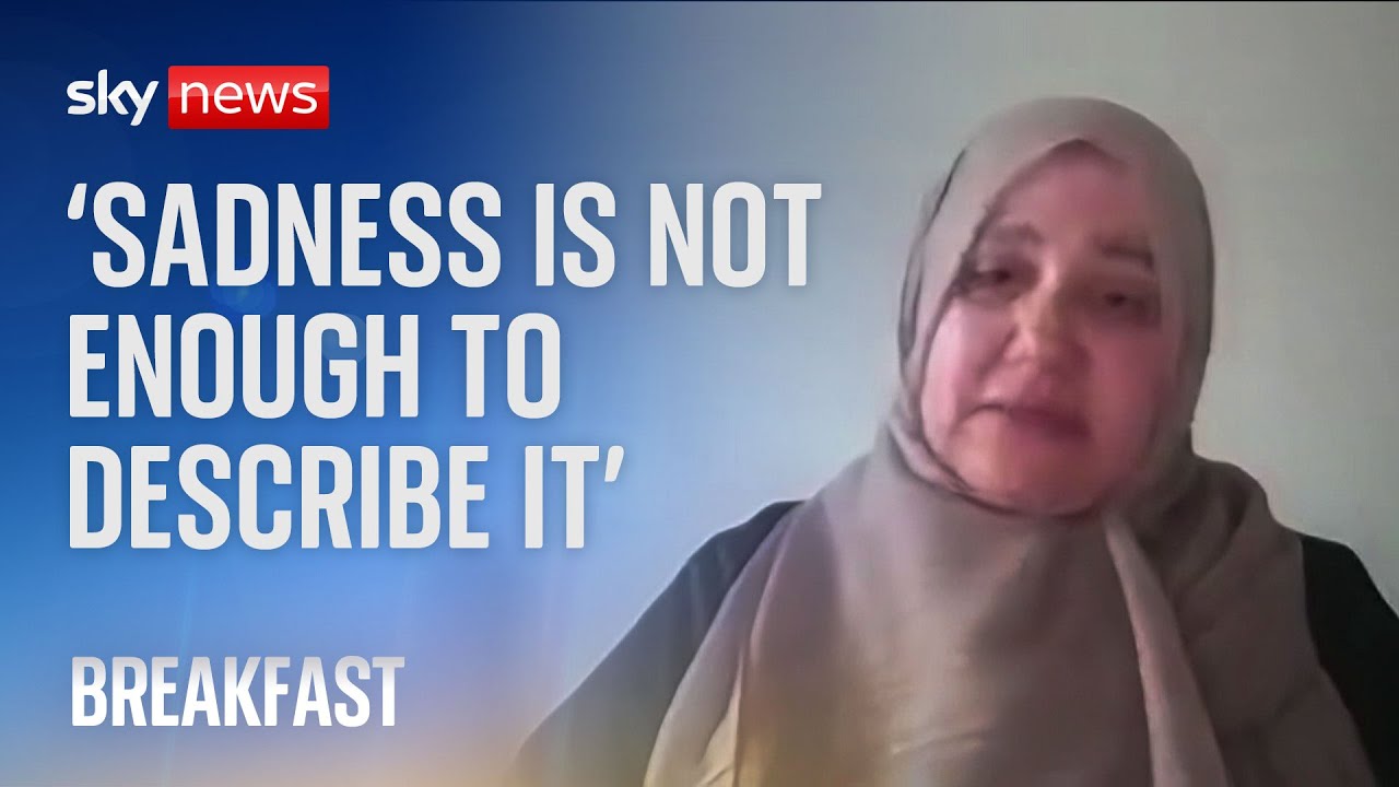 Libya floods: Woman who lost family members breaks down in tears - The ...