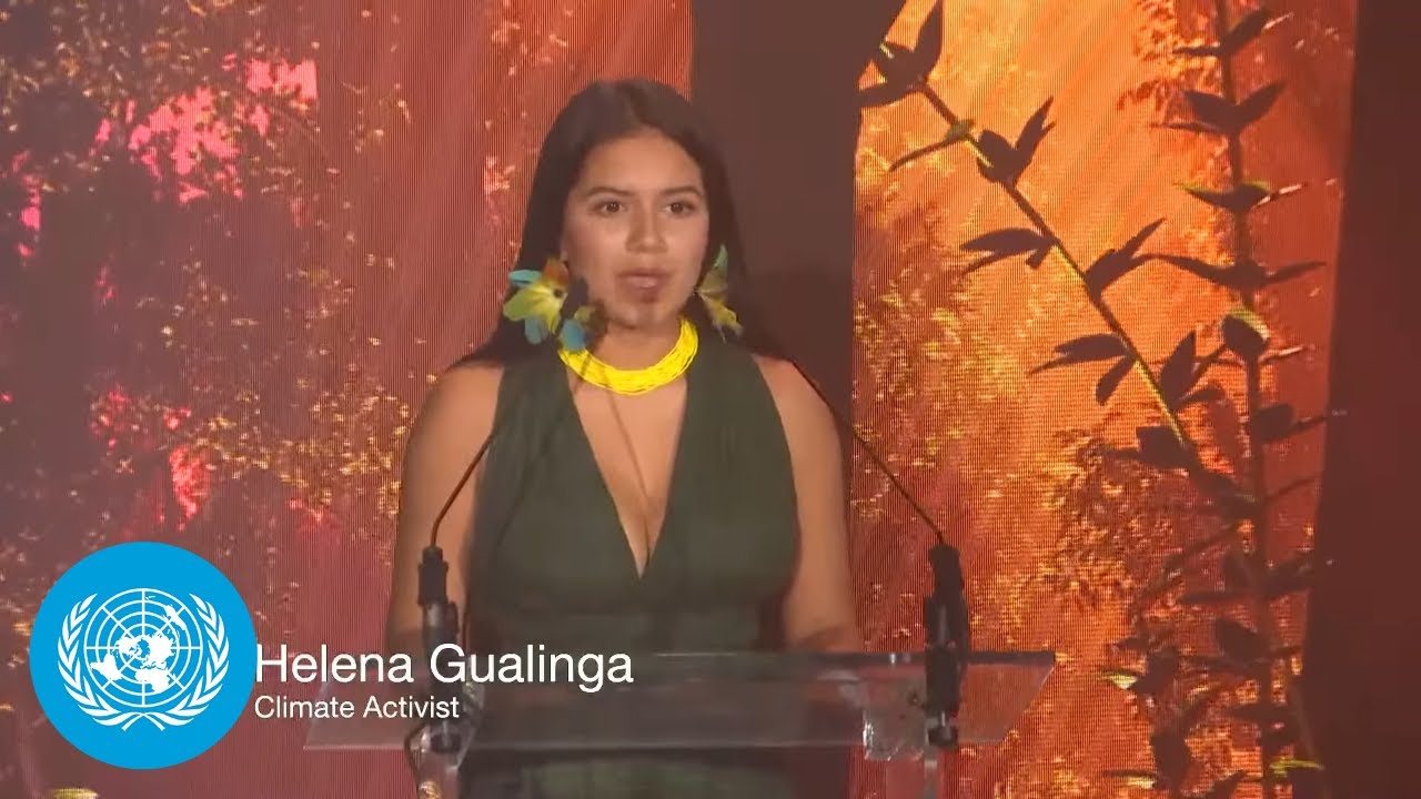 Ecuadorian Amazon Defender of Biodiversity Protection - Helena Gualinga ...
