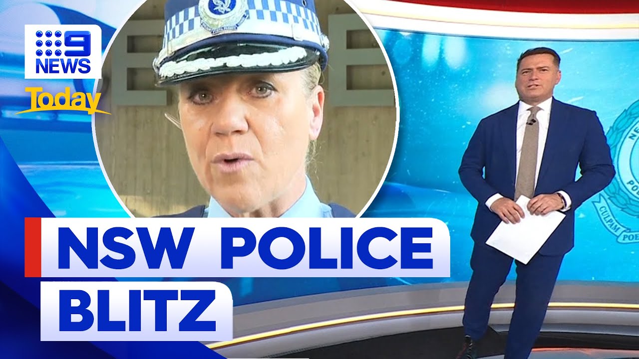 Weapons, drugs and bail offences: NSW police launch 48 hour blitz | 9 ...