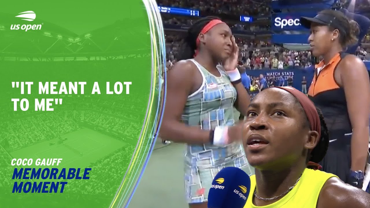 Coco Gauff Reflects on Iconic Moment with Naomi Osaka | 2023 US Open ...