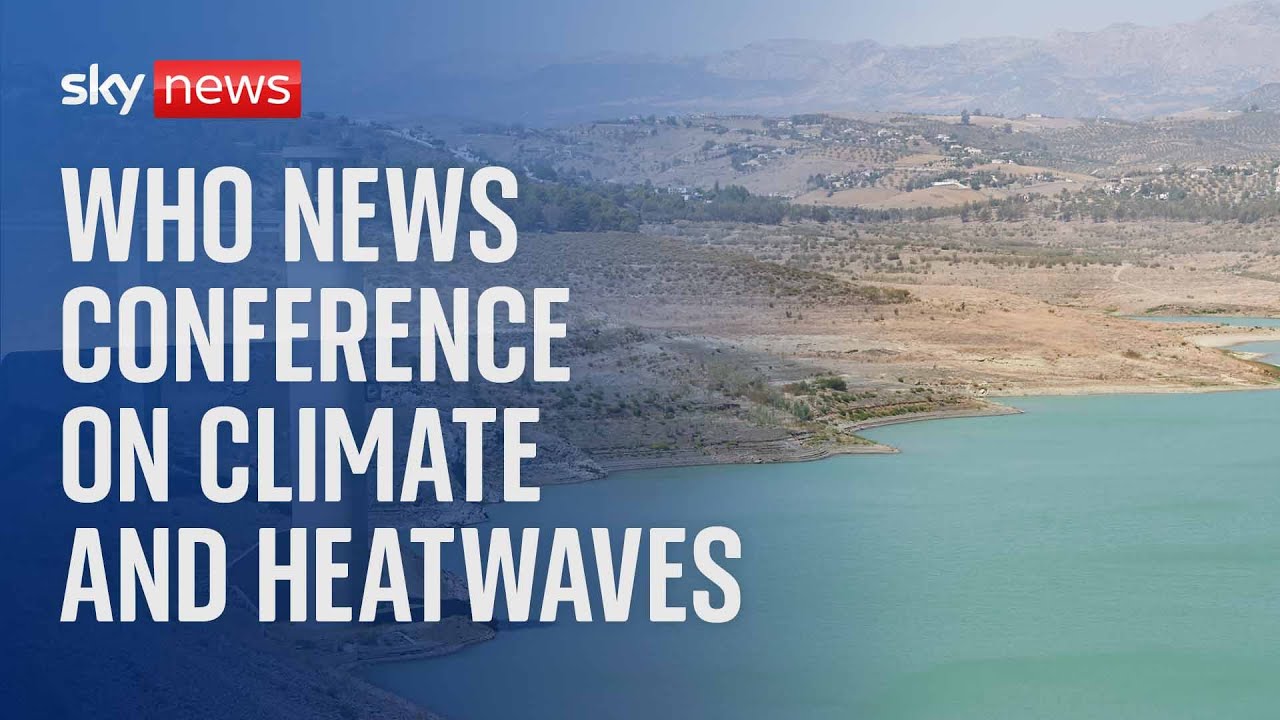 Watch live: World Health Organisation news conference on heatwaves ...