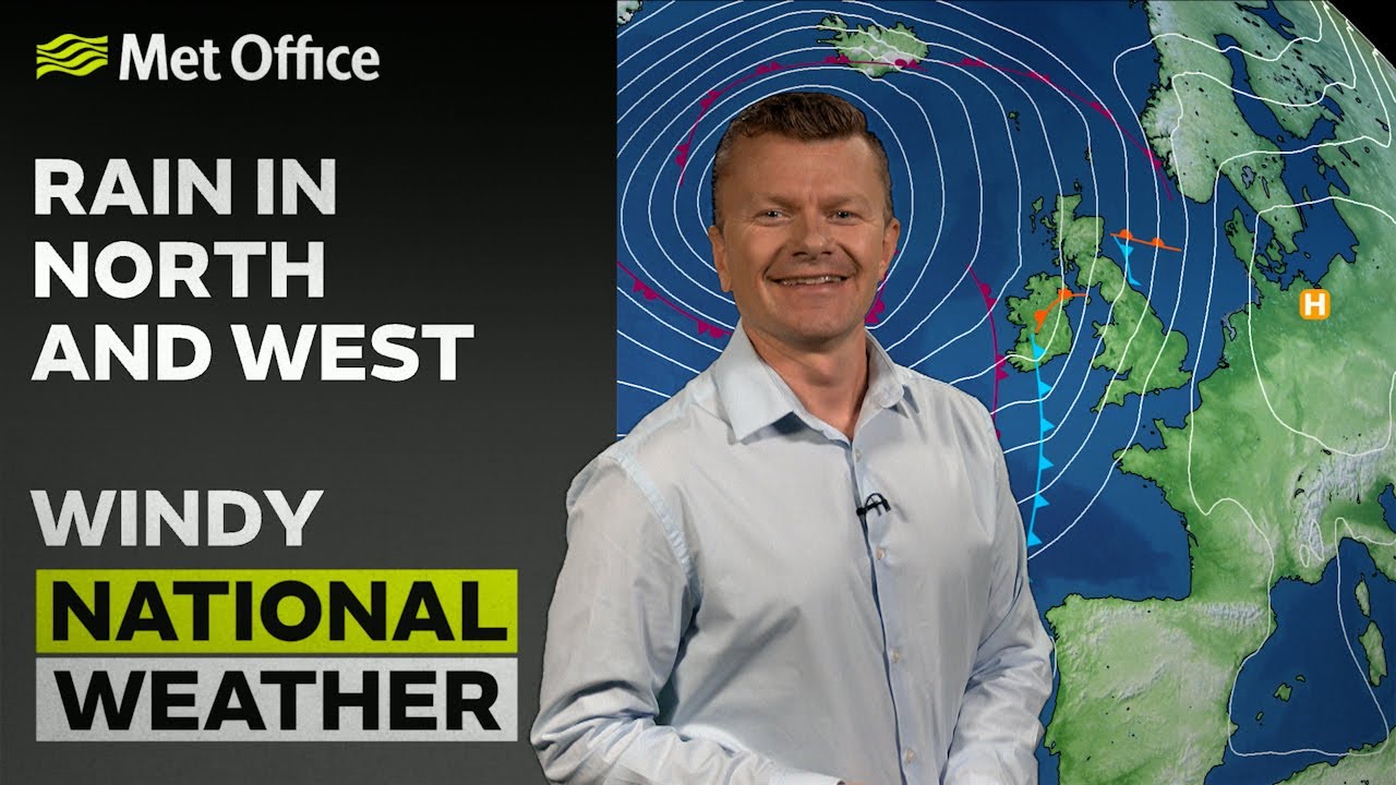 24/09/23 – Drier to the south – Afternoon Weather Forecast UK – Met ...