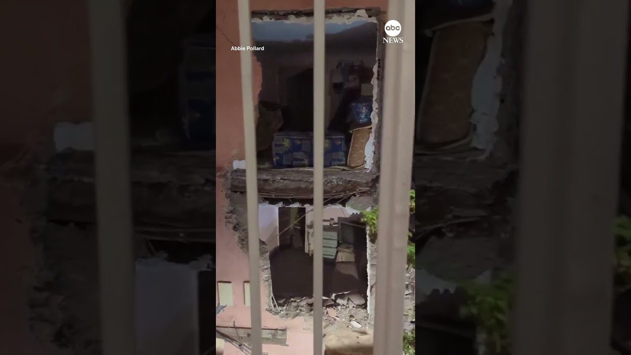 Moment a rare, powerful earthquake hits Marrakech restaurant | ABC News ...