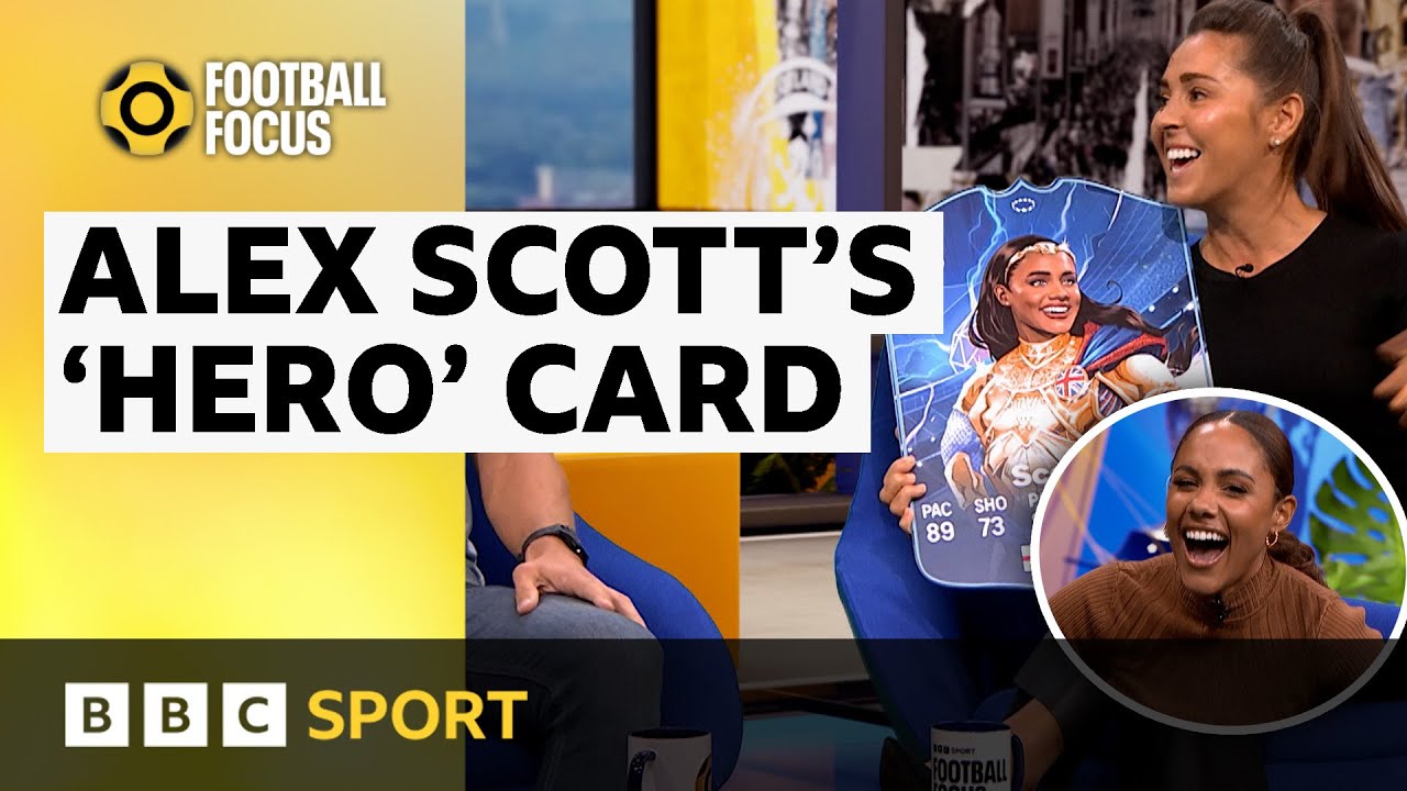 Fara Williams surprises Alex Scott with her EA FC 24 Ultimate Team card | BBC Sport - The Global ...
