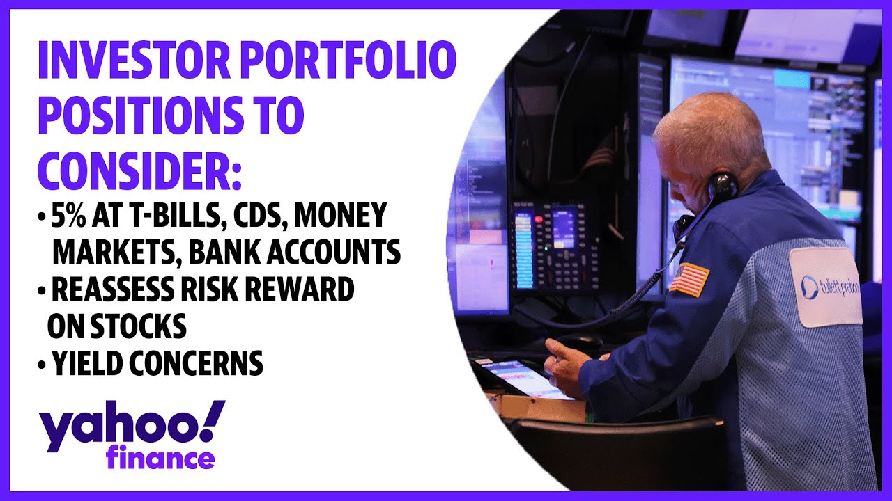Investor portfolio considerations: 5% returns on cash, reassess risks on stocks, and yield ...