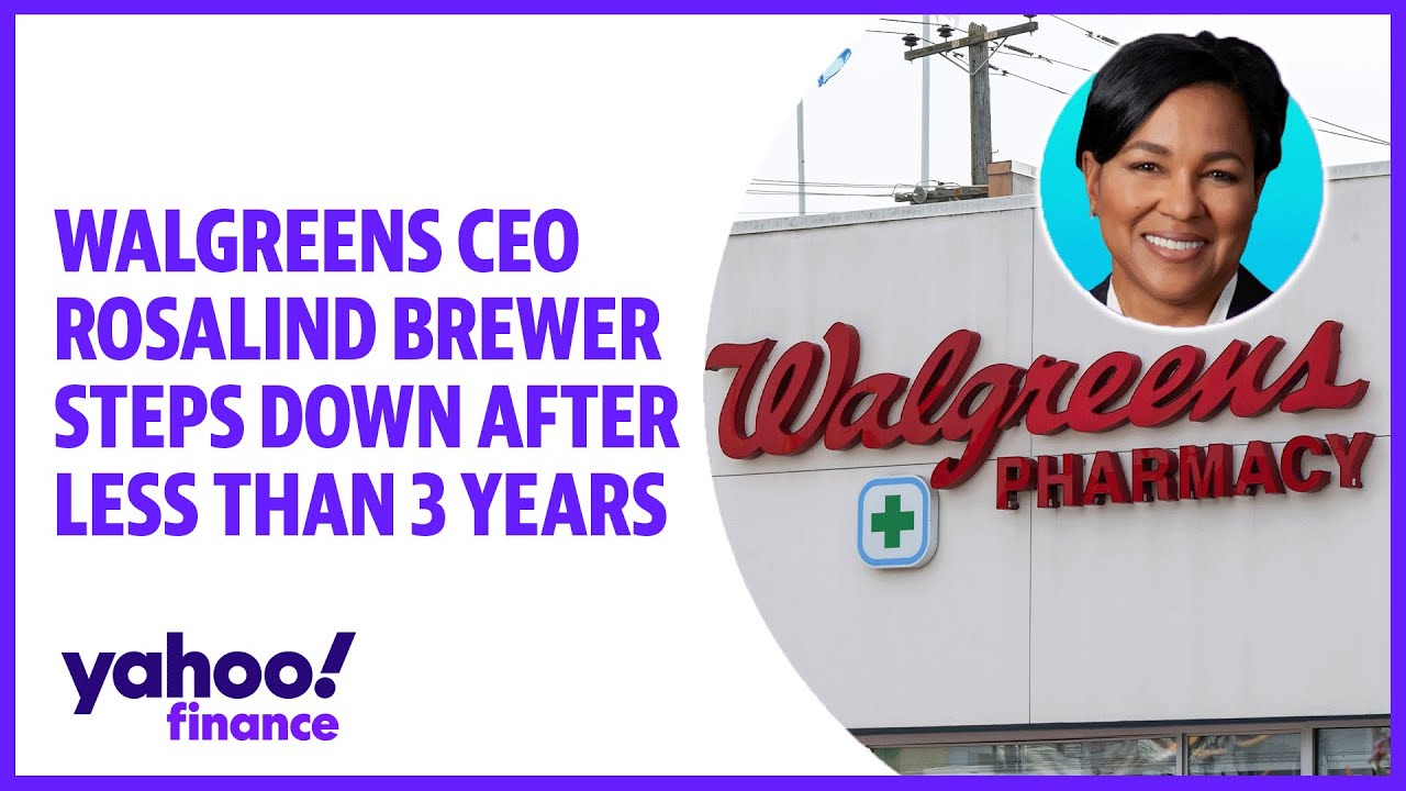 Walgreens CEO Rosalind Brewer steps down after less than 3 years - The ...