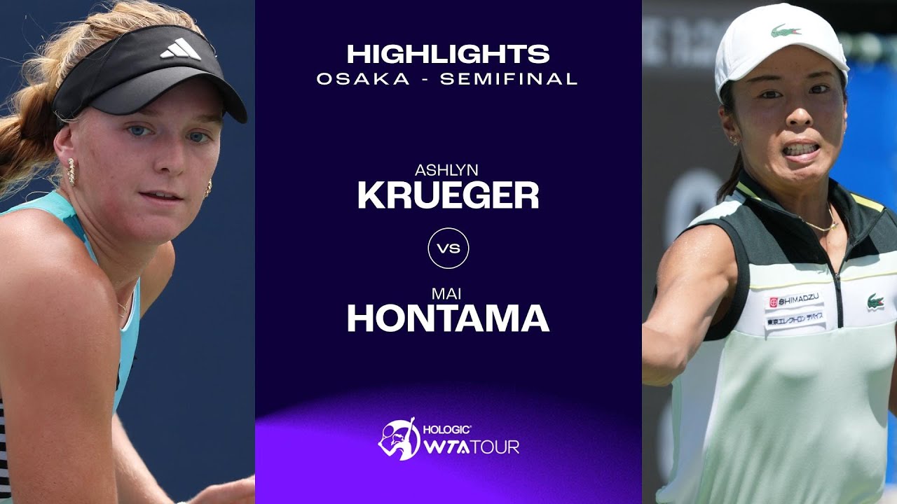 Ashlyn Krueger vs. Mai Hontama | 2023 Osaka Semifinal | WTA Match ...