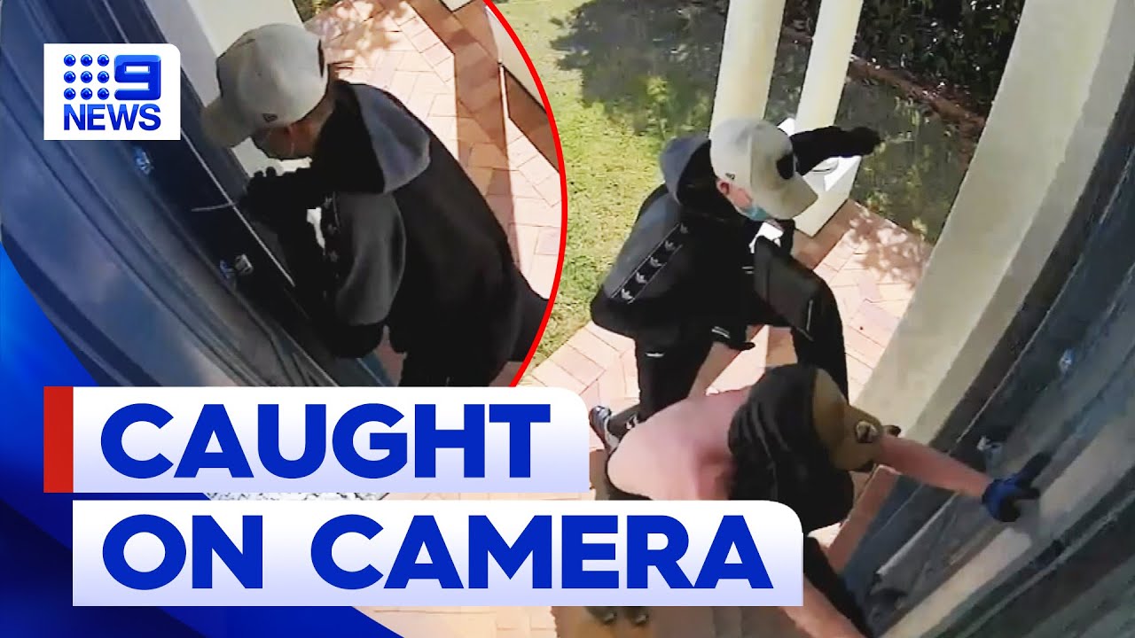 Trio of alleged teenage thieves caught on camera | 9 News Australia ...