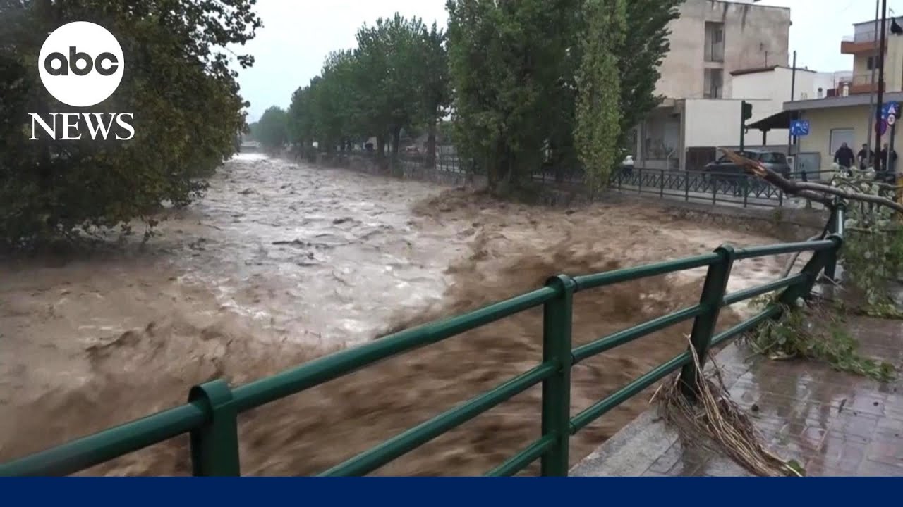 Extreme flooding in Greece, neighboring countries after summer of ...