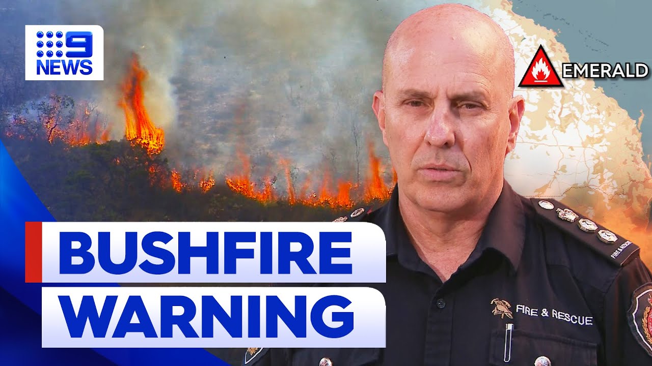Warnings issued as bushfires spread in Queensland | 9 News Australia ...