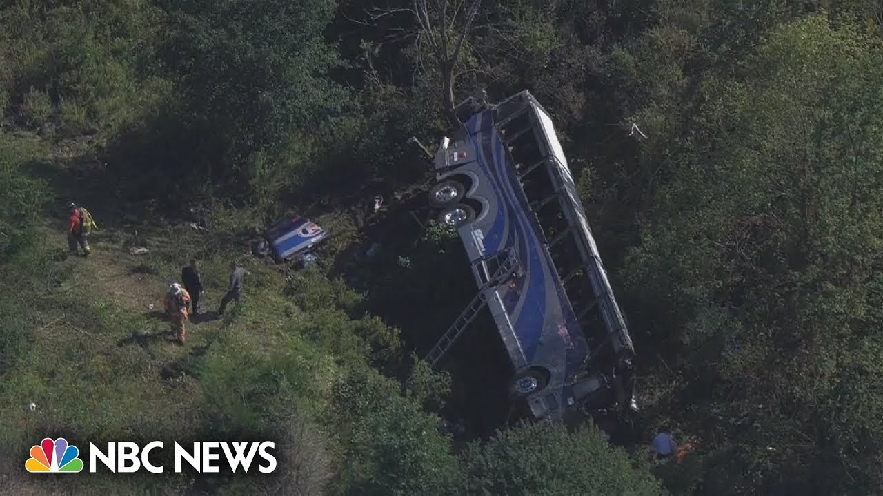Video shows scene of deadly New York charter bus crash - The Global Herald