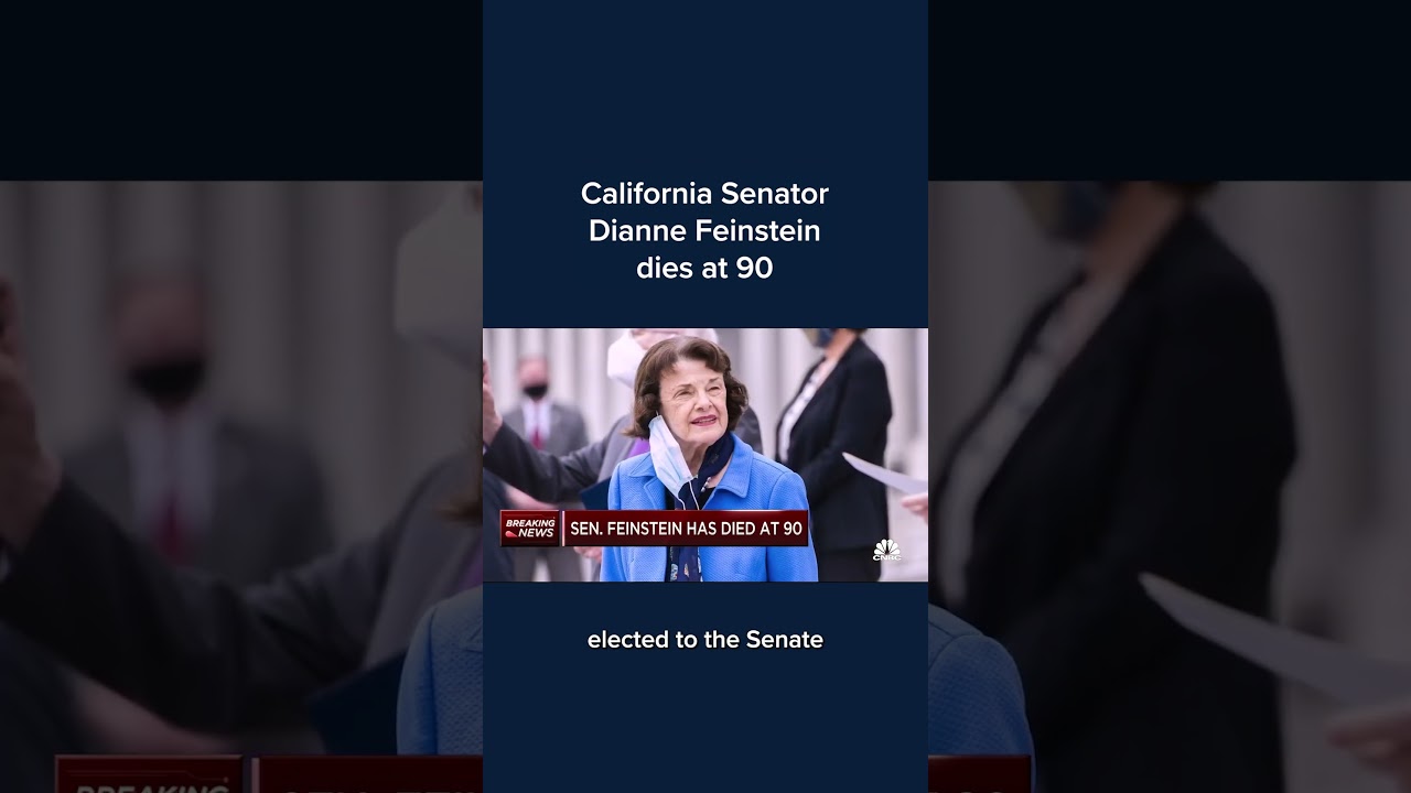 California Senator Dianne Feinstein dies at 90 #Shorts - The Global Herald