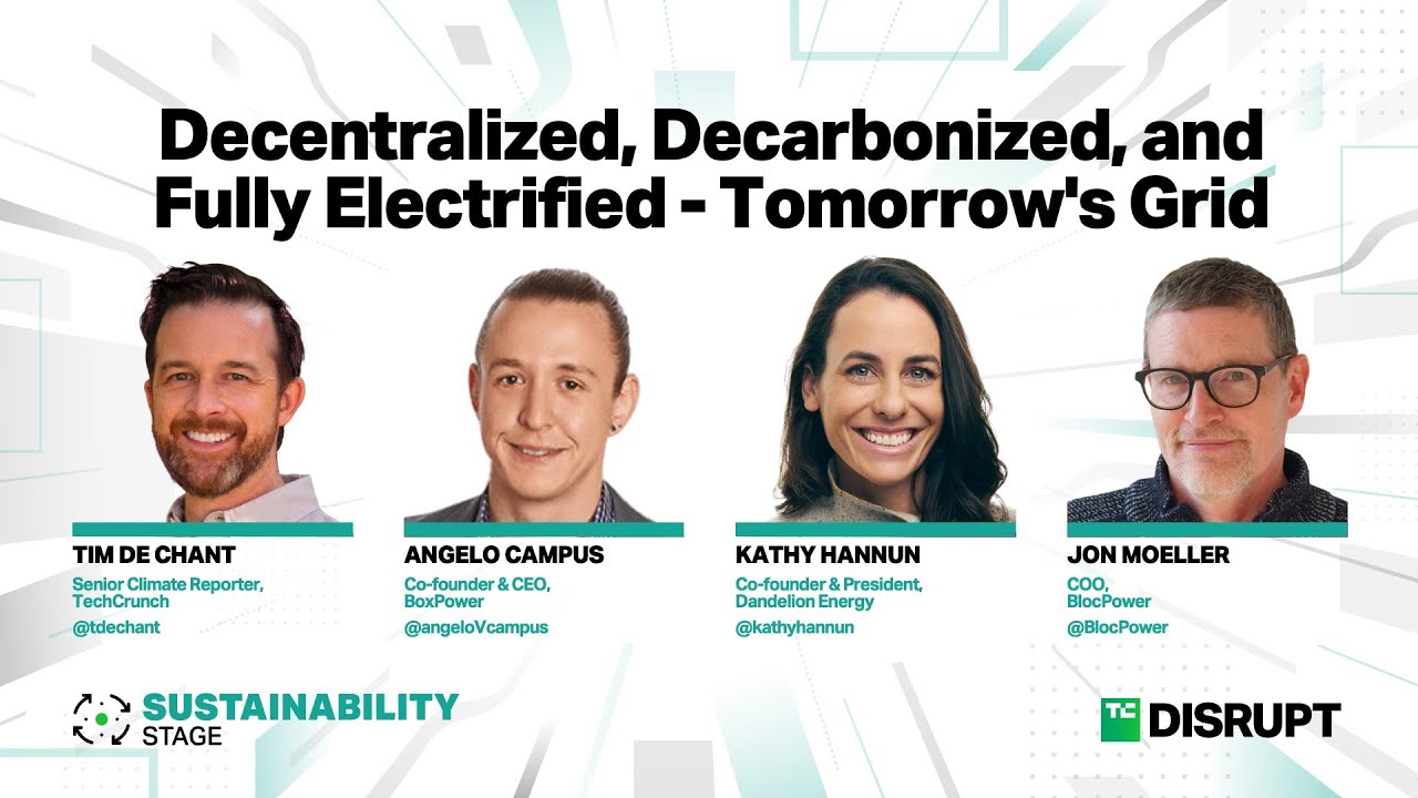 Decentralized, Decarbonized, and Fully Electrified - Tomorrow's Grid ...