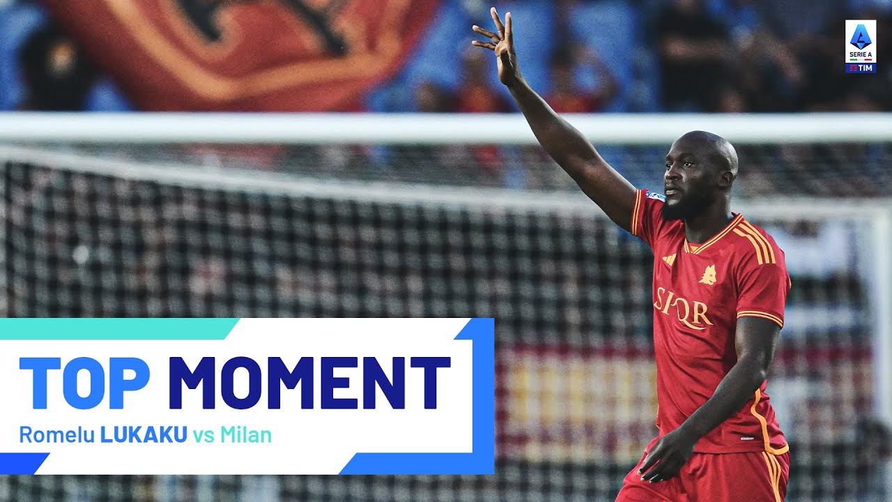 Lukaku’s debut at the Olimpico | Top Moment | Roma-Milan | Serie A TIM ...